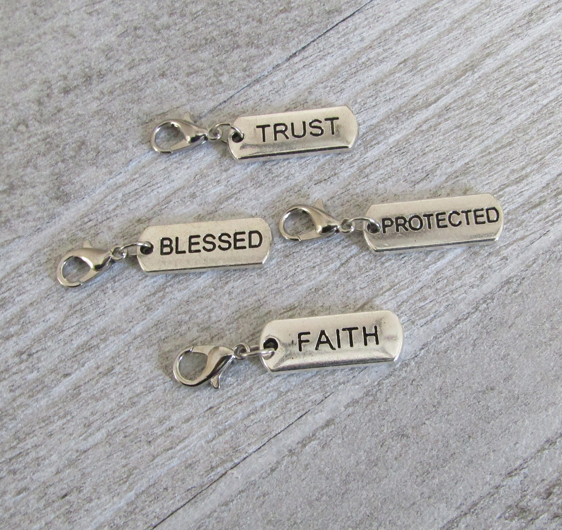 Rosary Marker FAITH Blessed PROTECTED Trust Planner Charm - Etsy