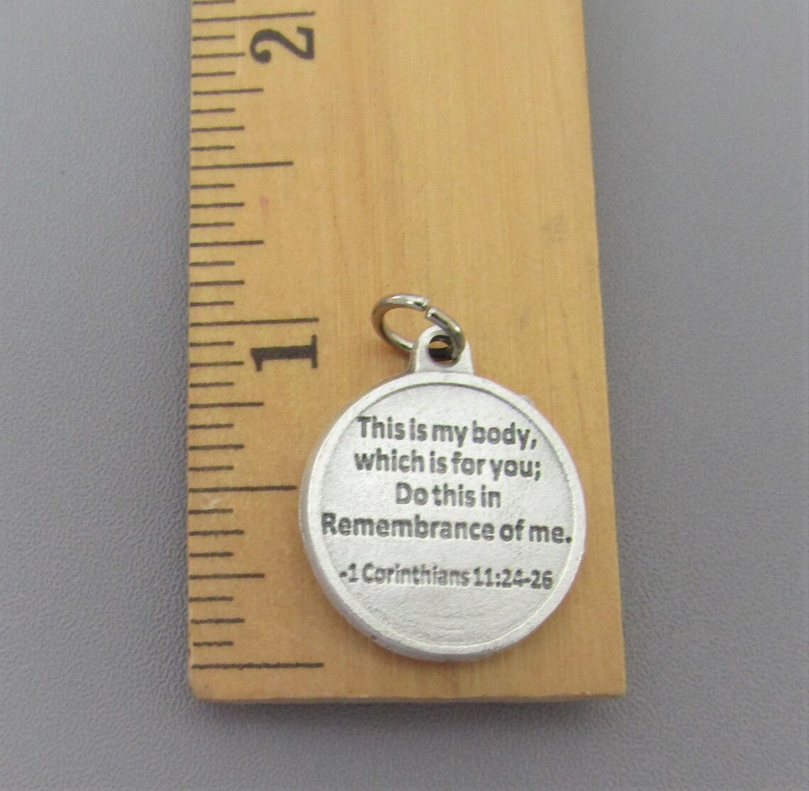 ROUND Silver First Holy Communion CHALICE Charms Gold 1st | Etsy