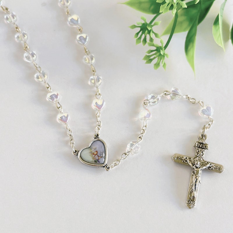 First Communion Rosary - Etsy