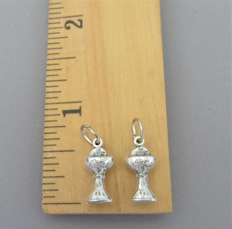 Silver First Holy Communion CHALICE Charms ~ Gold 1st Communion Holy ...