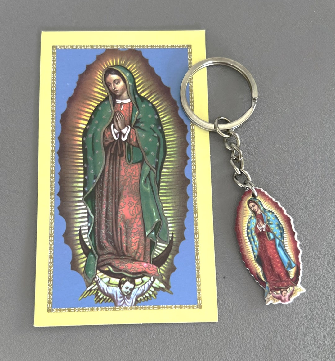 Our Lady of Guadalupe Key Chain / Virgen De Guadalupe Keychain Keyring ...