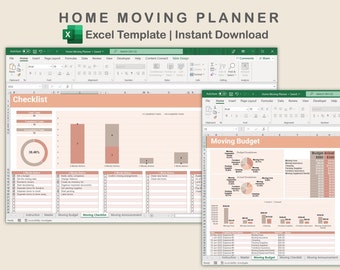 Home Moving Excel - Etsy