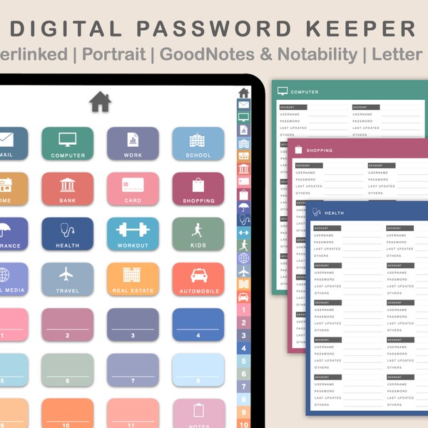 Password Keeper - Etsy