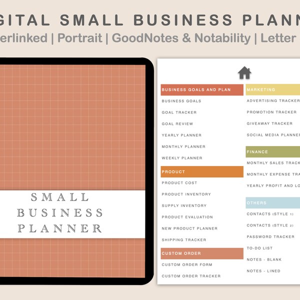 Small Business Planner - Etsy