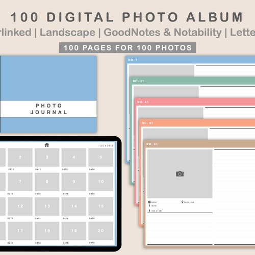 Digital Scrapbook Memory Book Photo Album Memory Keeper - Etsy