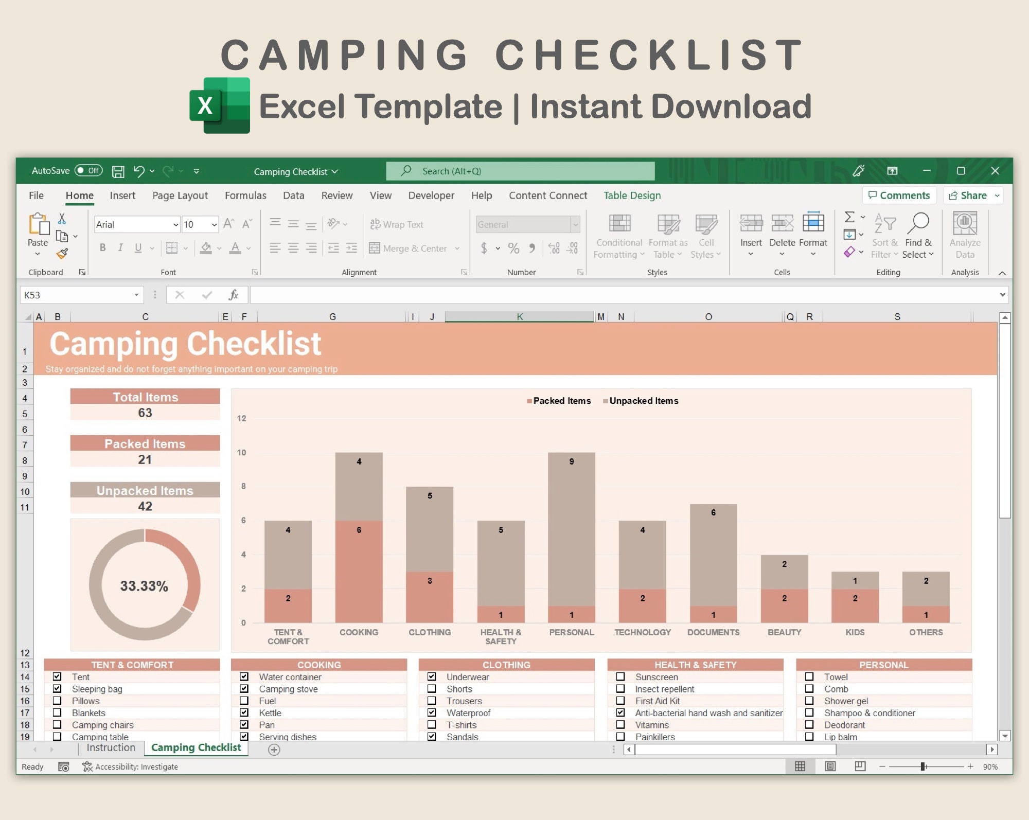 Checklist Template Excel 2007