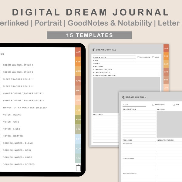 Dream Journal - Etsy