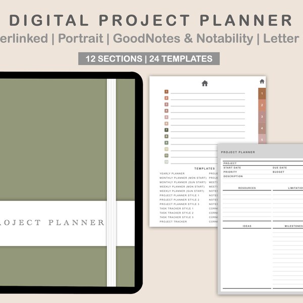 Project Planner - Etsy
