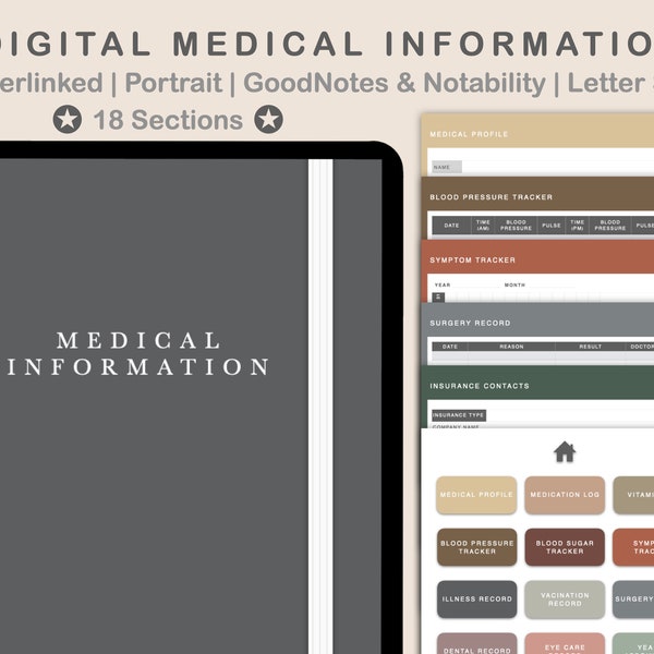 Medical Planner - Etsy