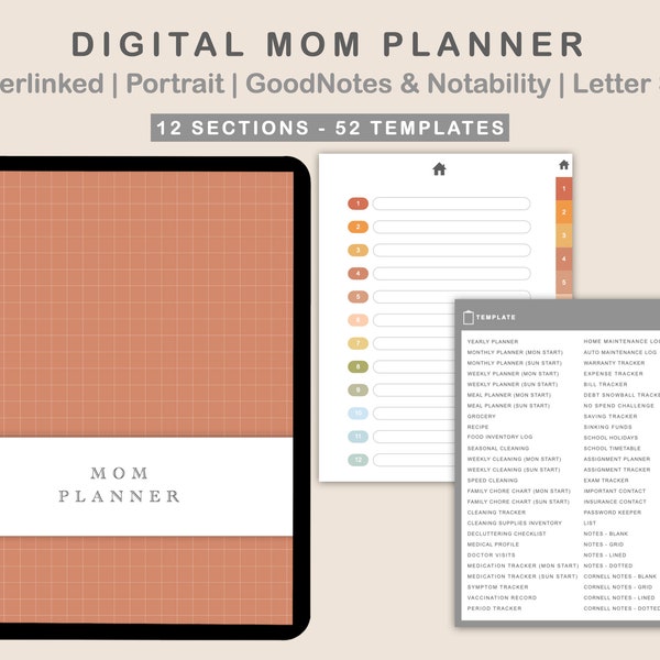 Mom Planner - Etsy