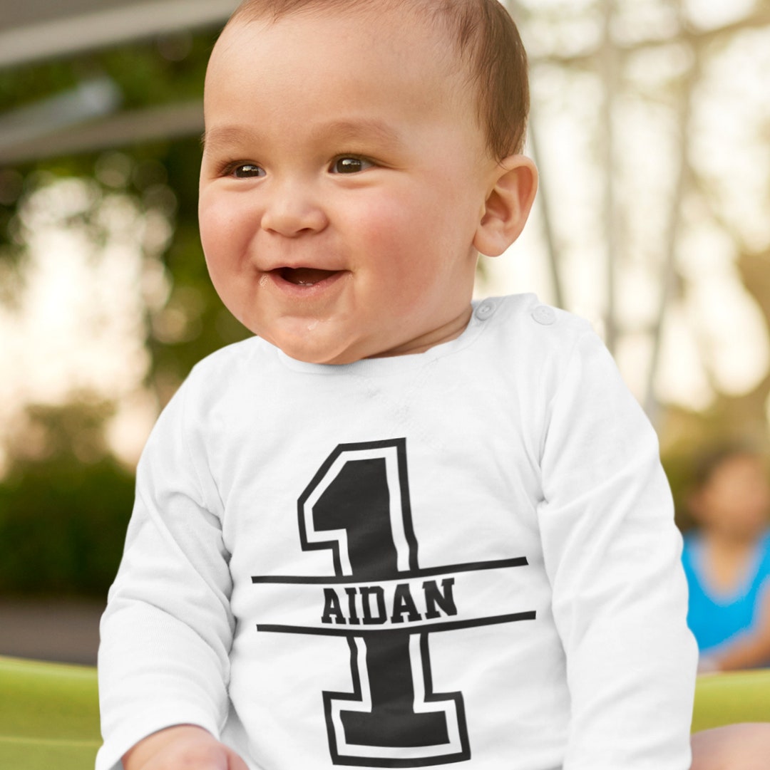 1st Birthday Personalised Kids LONG SLEEVE T shirt Birthday Gift Party 1st-birthday-personalised-kids-long-sleeve-t-shirt-birthday-gift-party