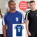 Adults Personalised Sport Football T-shirt Contrast Football Shirt Name ...