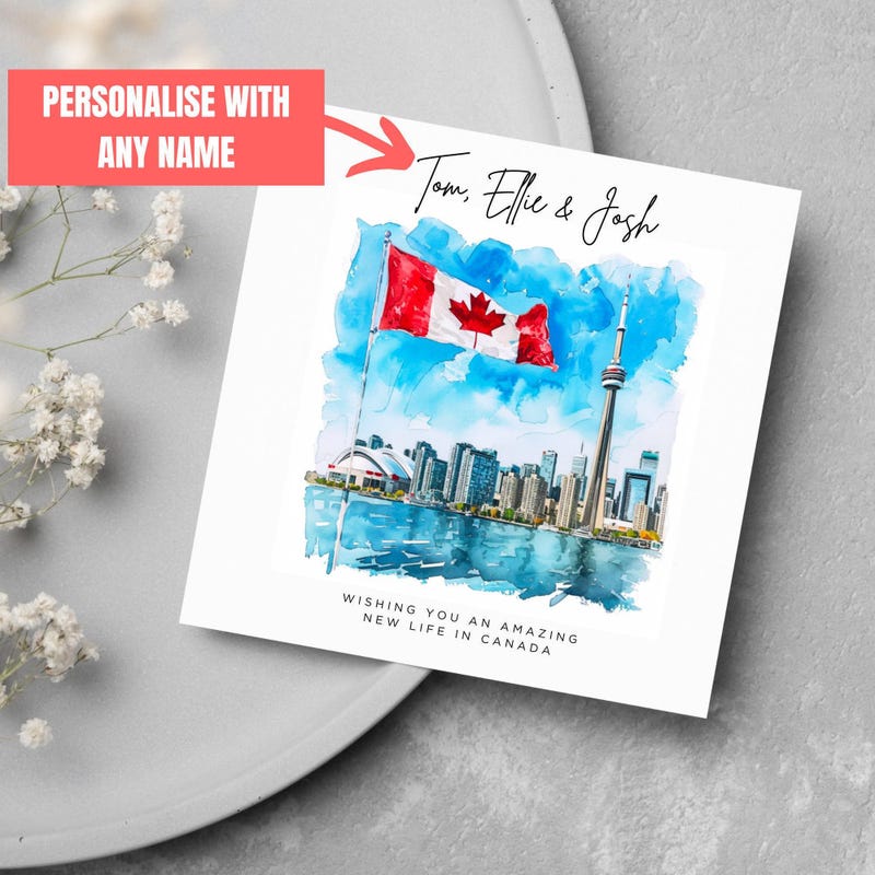 Moving to a Canada Card - Etsy UK