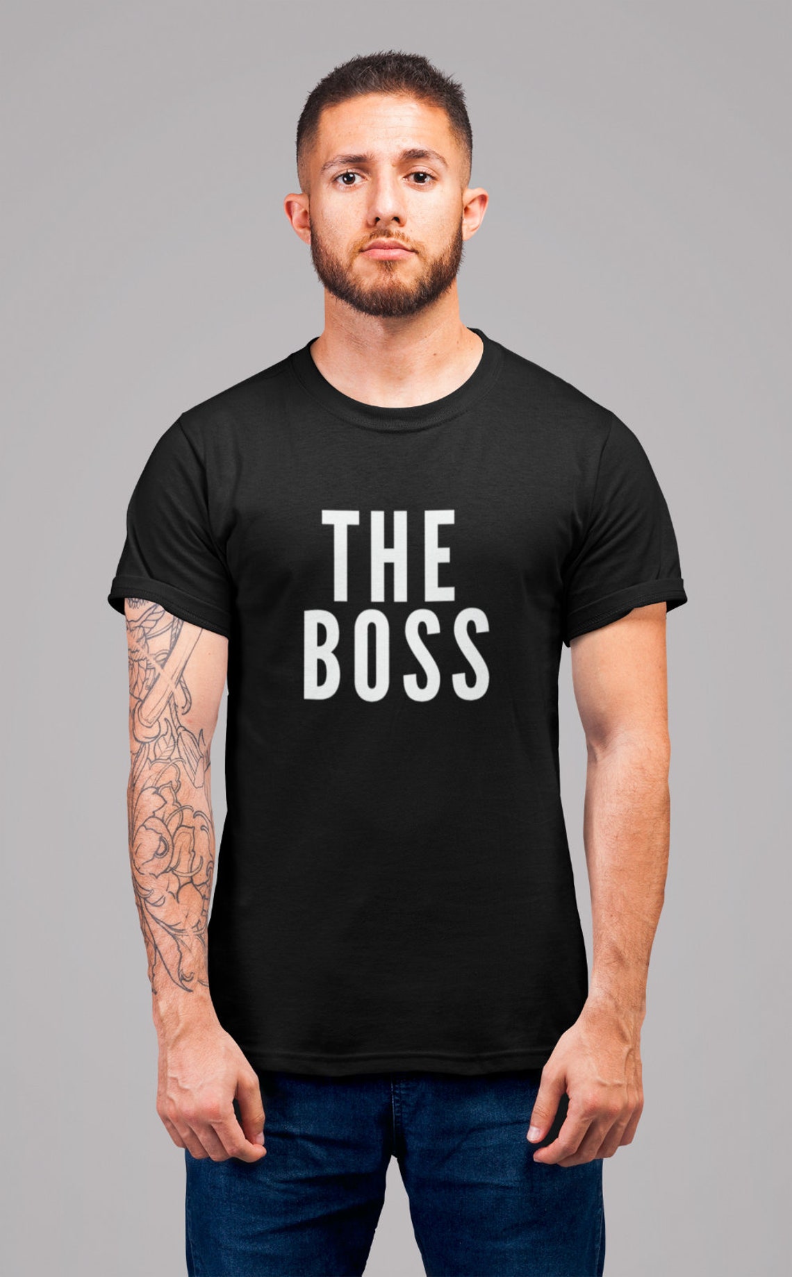 The Boss the Actual Boss Matching T-shirt Parent Child Gift Father's ...