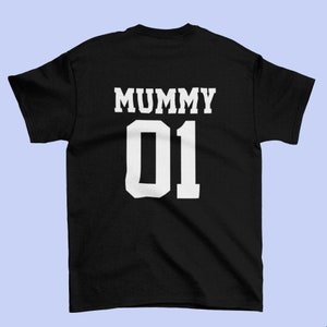 Mummy Mummy's Boy Mother Son Matching T-shirt Parent Child Twinning Mom ...
