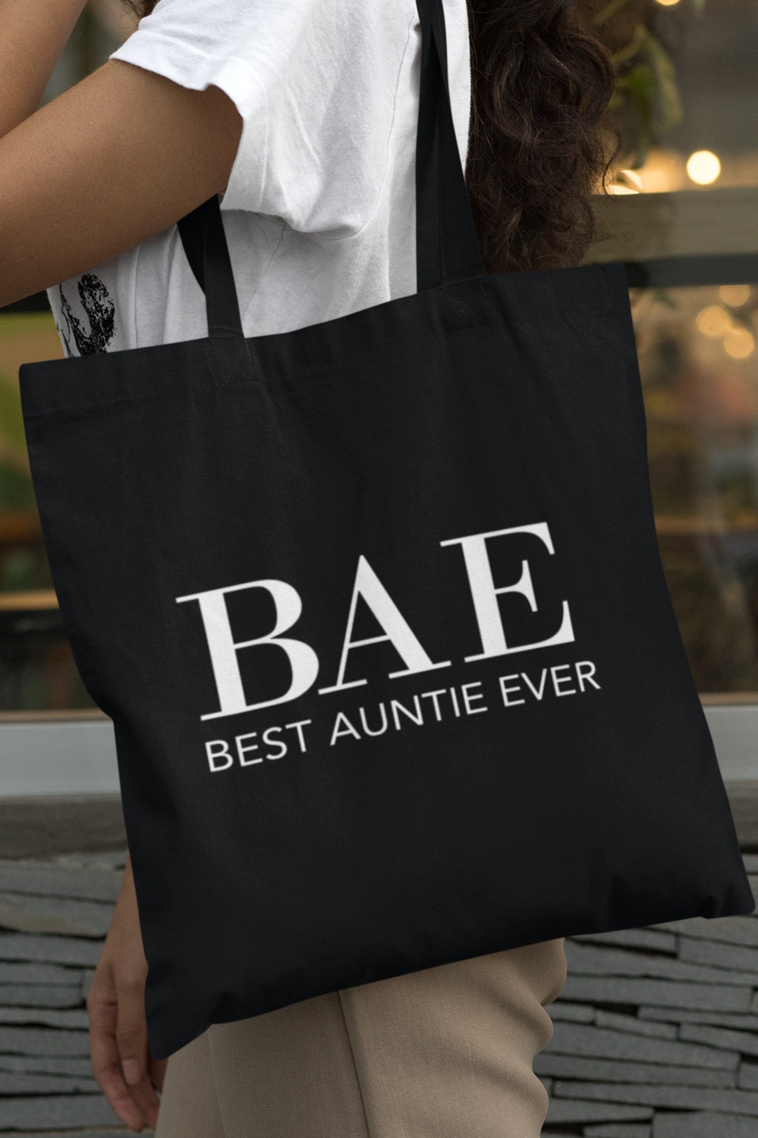 BAE Best Auntie Ever Tote Bag 101 Funny Cotton Shopping - Etsy UK