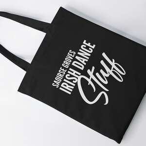 Personalised Name Irish Dance Stuff Lightweight Cotton Tote Bag ...