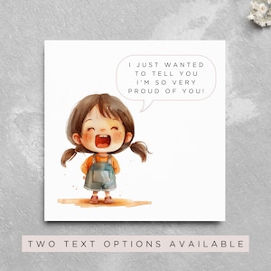 So Proud of You Card, Good Luck Card, You're Amazing, Yay You, Well Done, Congratulations,you ...