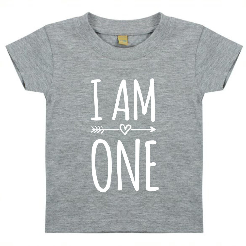 I Am One 1st Birthday Kids Tshirt Birthday Gift Party Child - Etsy