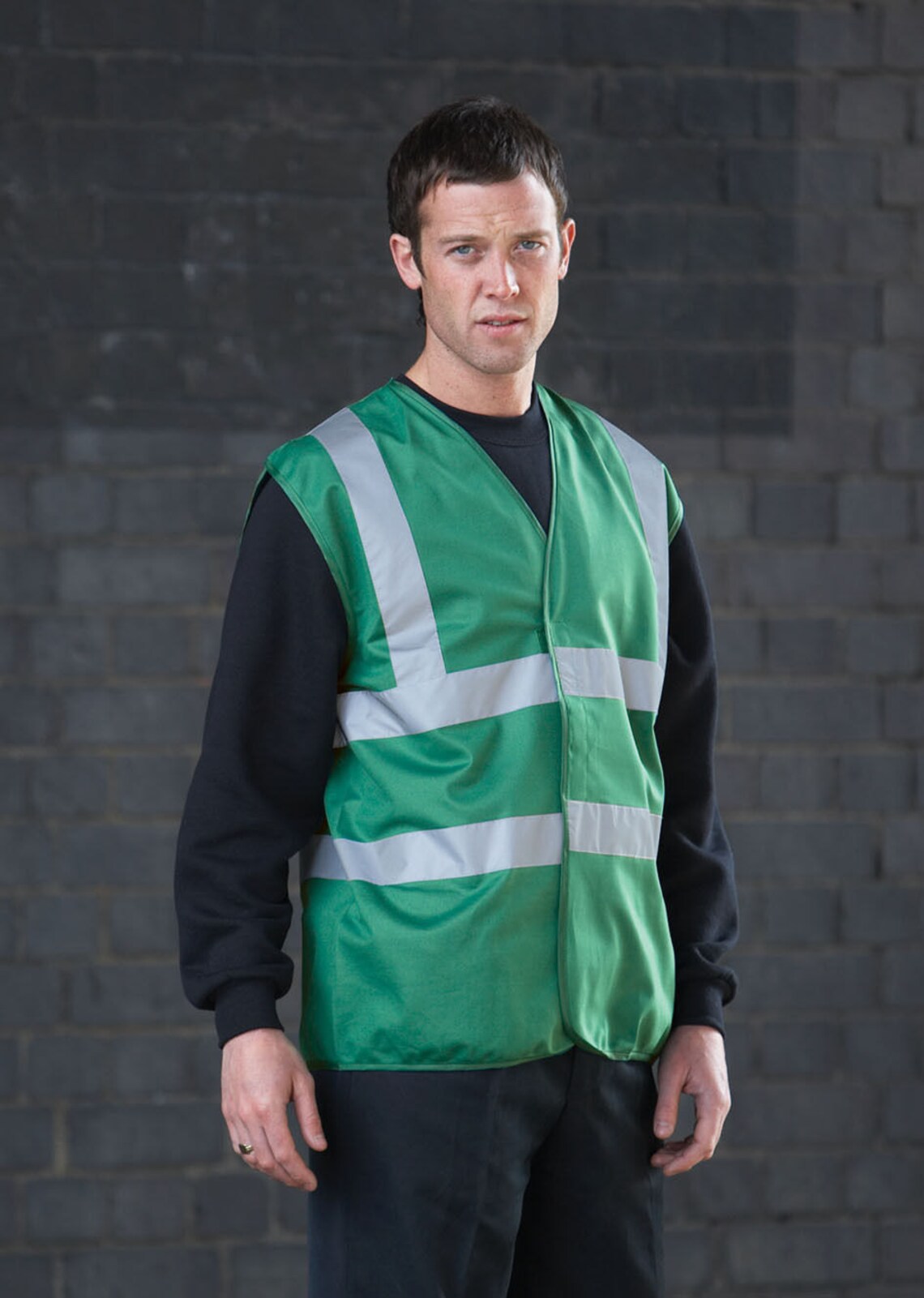 First Aid Printed Green Enhanced Safety Vest Waistcoat Hi - Etsy