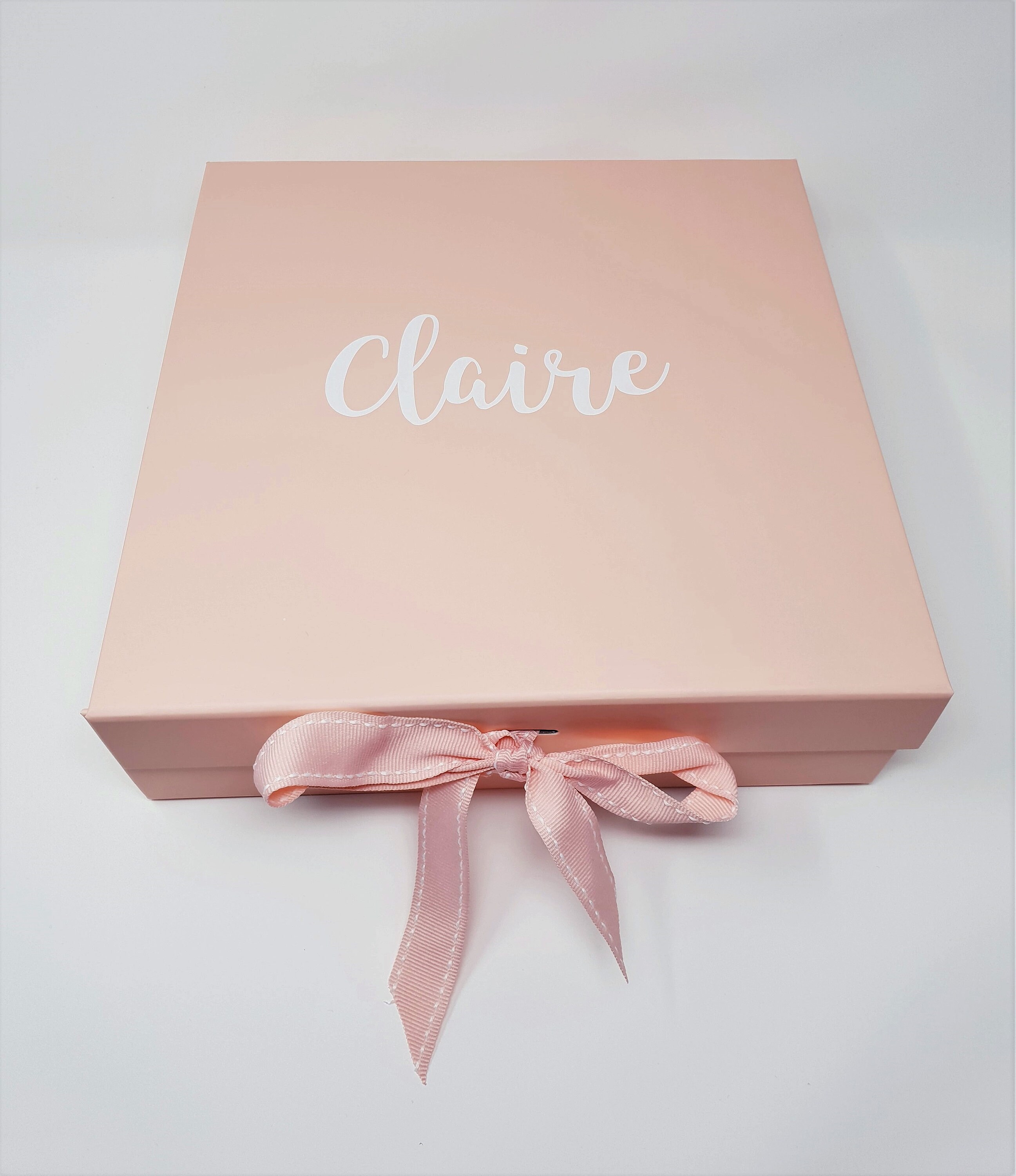 Personalised Large Light Pink Box Customised Name Personalised - Etsy UK