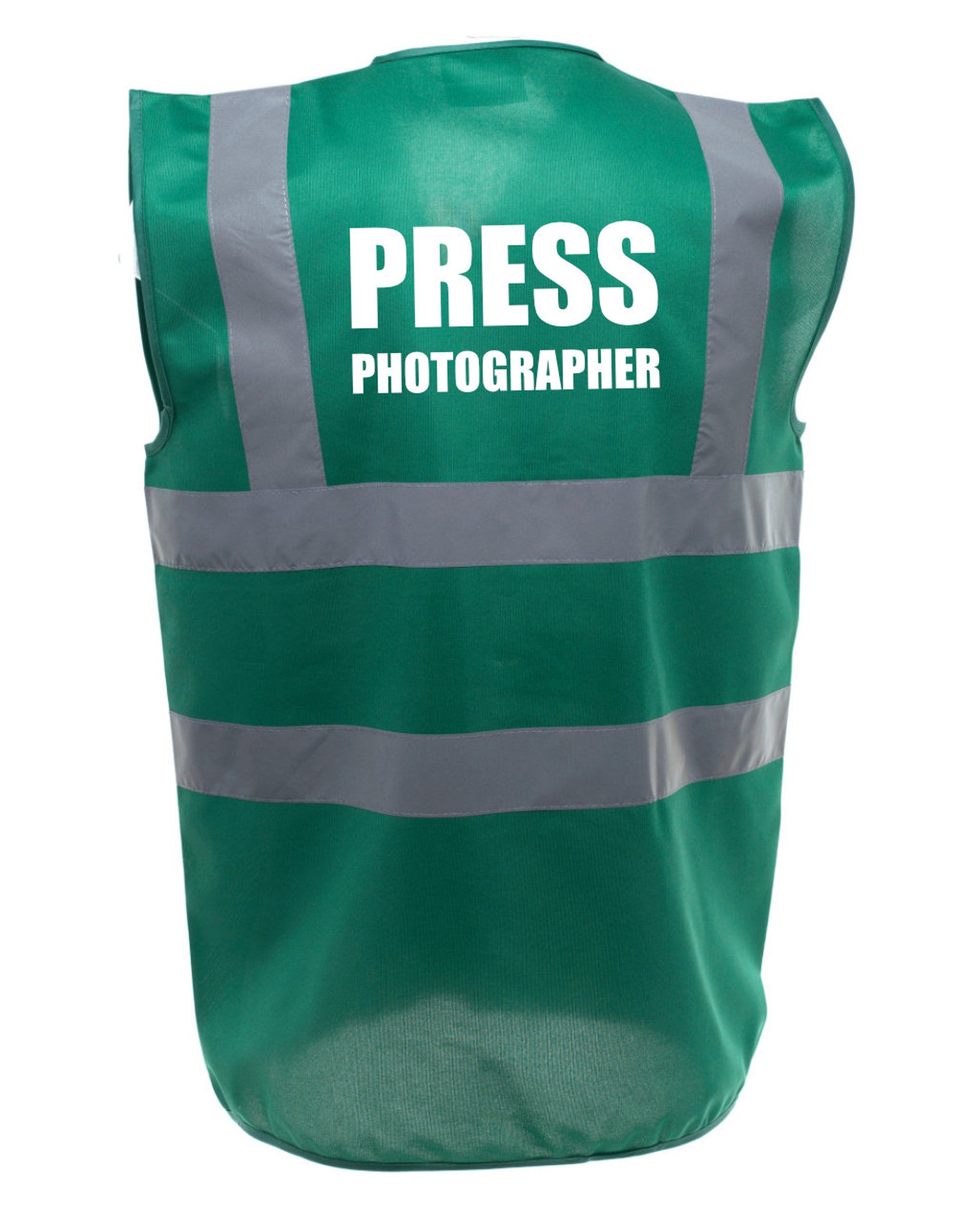 Press Photographer Enhanced Visibility Vest - Hi Viz - Hi Viz - Safety ...