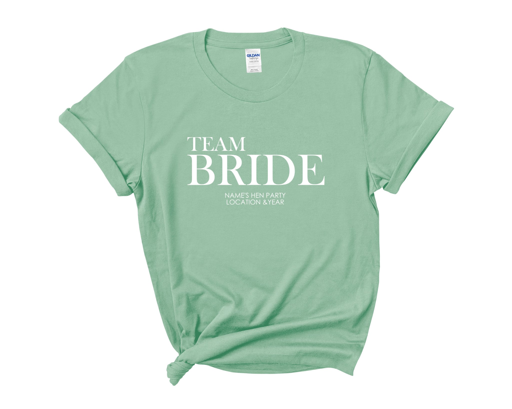 Custom Personalised Hen Party T Shirts Team Bride Bridal Party Etsy Uk