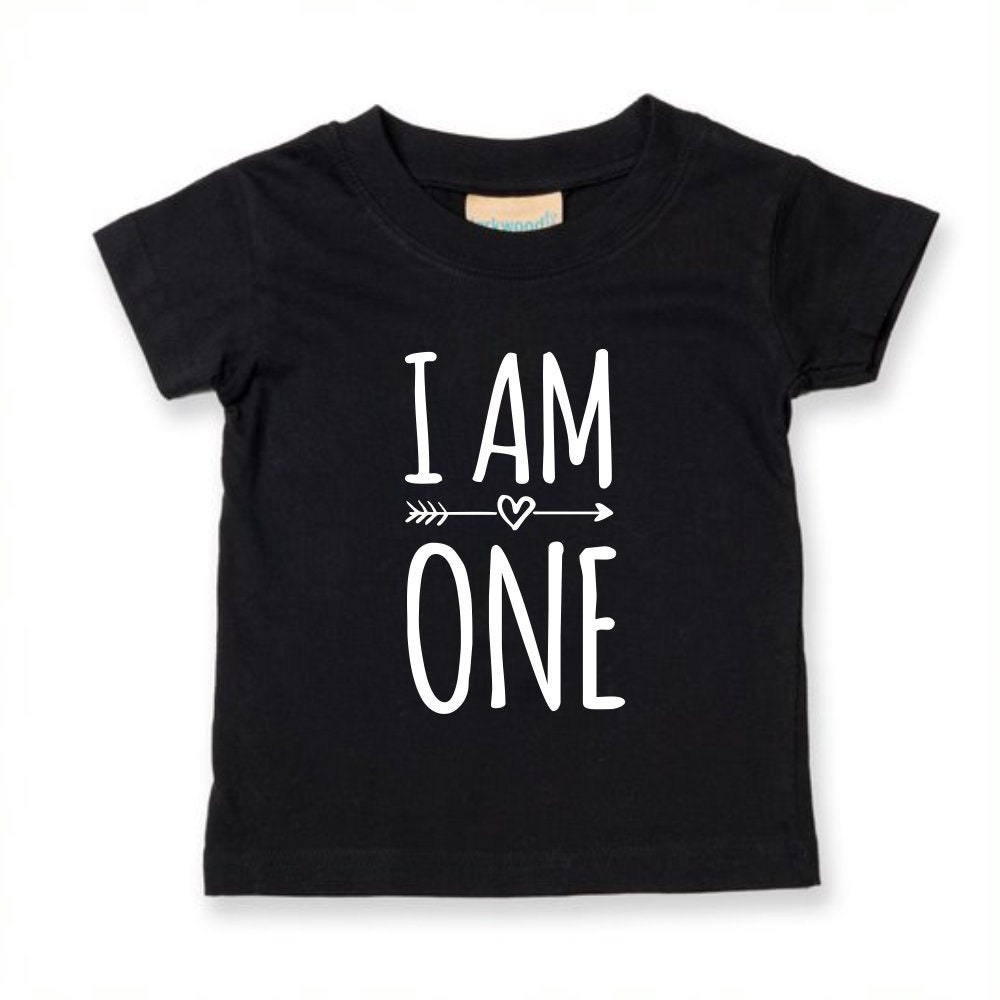 I Am One 1st Birthday Kids Tshirt Birthday Gift Party Child - Etsy