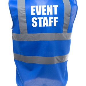 EVENT STAFF Enhanced Visibility Vest - Hi Viz - Hi Viz - Safety ...