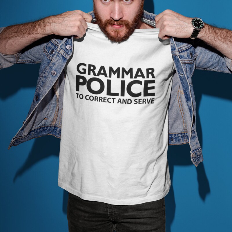 Grammar Police - Etsy