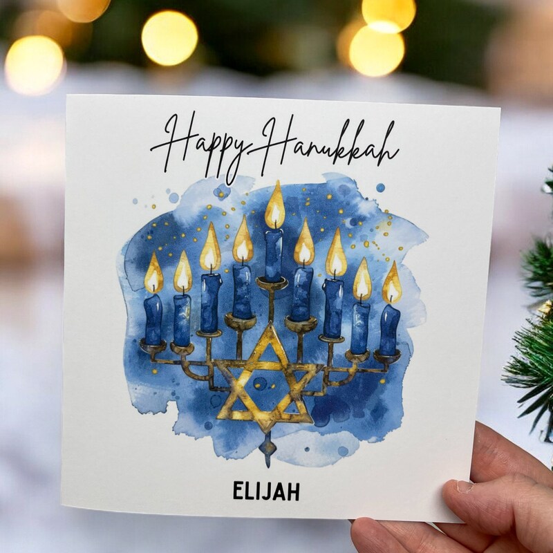 Hanukkah Card - Etsy