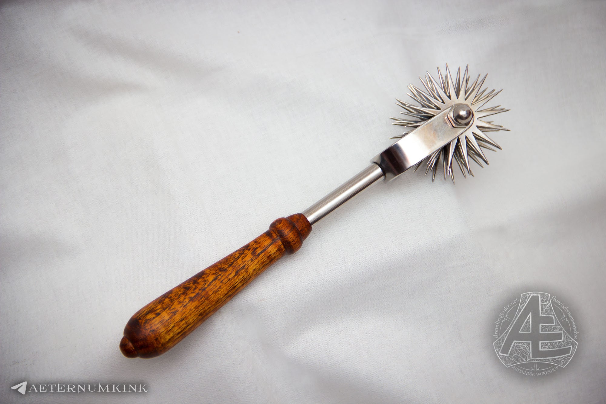 Stainless Steel Spiked Wheels. Wartenberg Wheel, E-stim Toy, Pinwheel ...