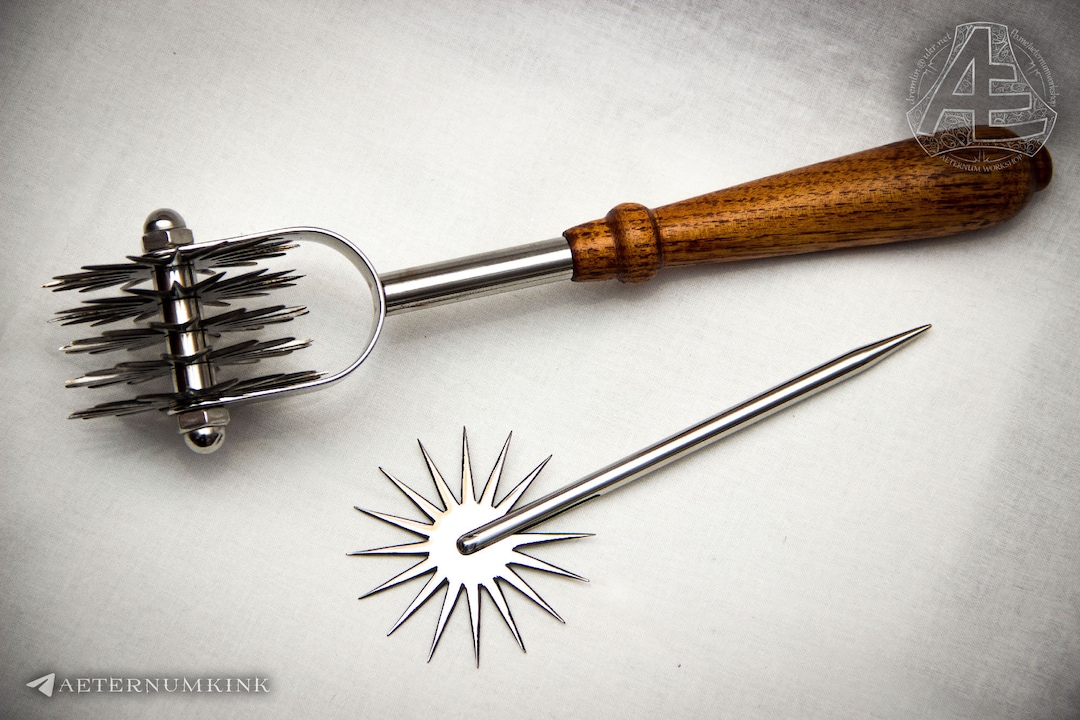 Stainless Steel Spiked Wheels. Wartenberg Wheel, E-stim Toy, Pinwheel ...
