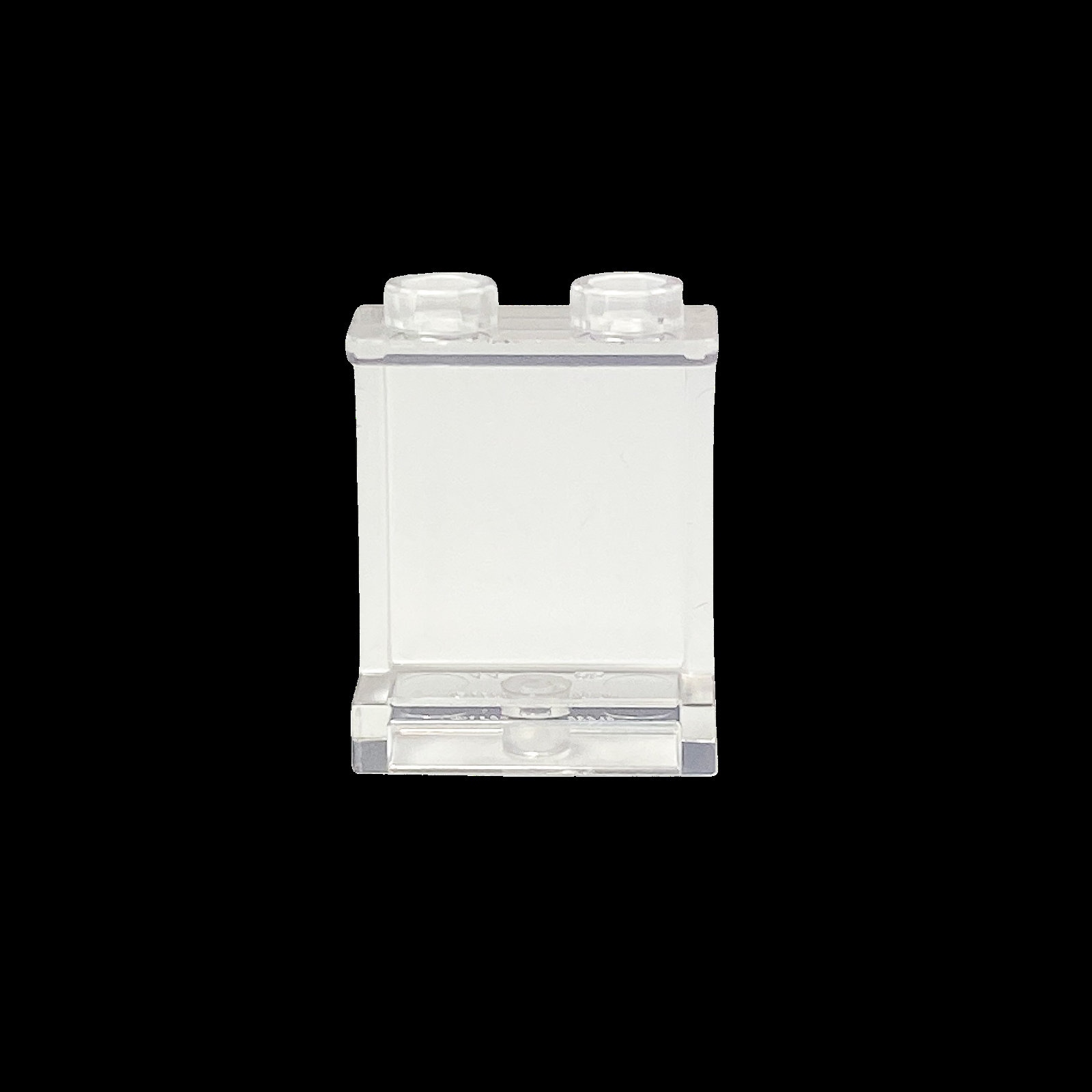 Lego Brick Clear Glass