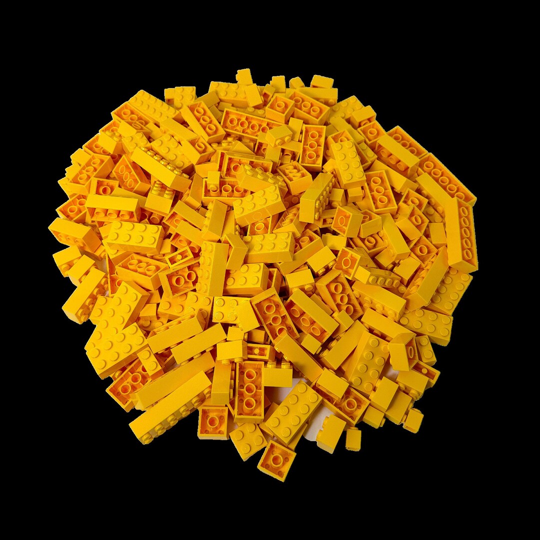 LEGO Bricks High Bricks Yellow NEW Quantity 1000x - Etsy