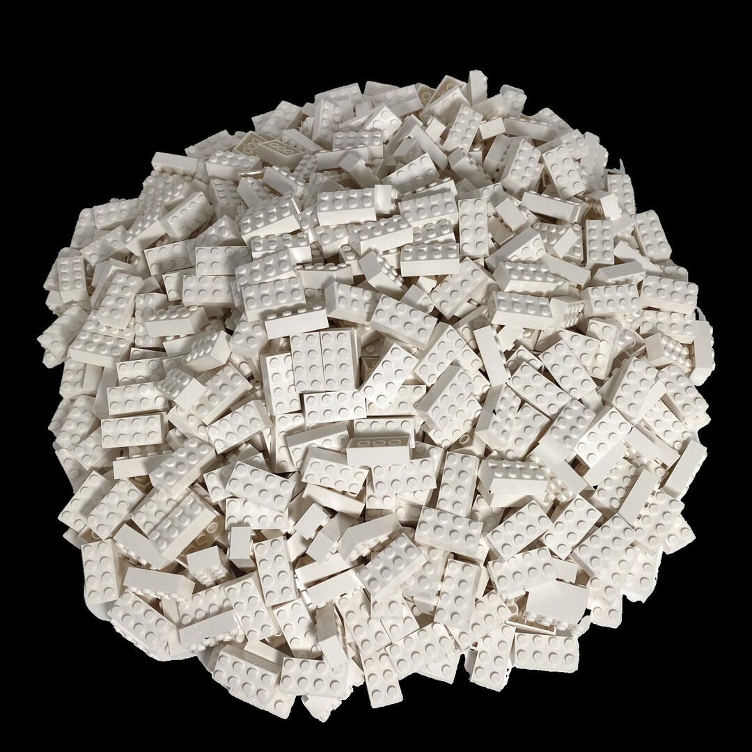 LEGO 2x4 Bricks White 25 Pieces White Bricks 3001 - Etsy