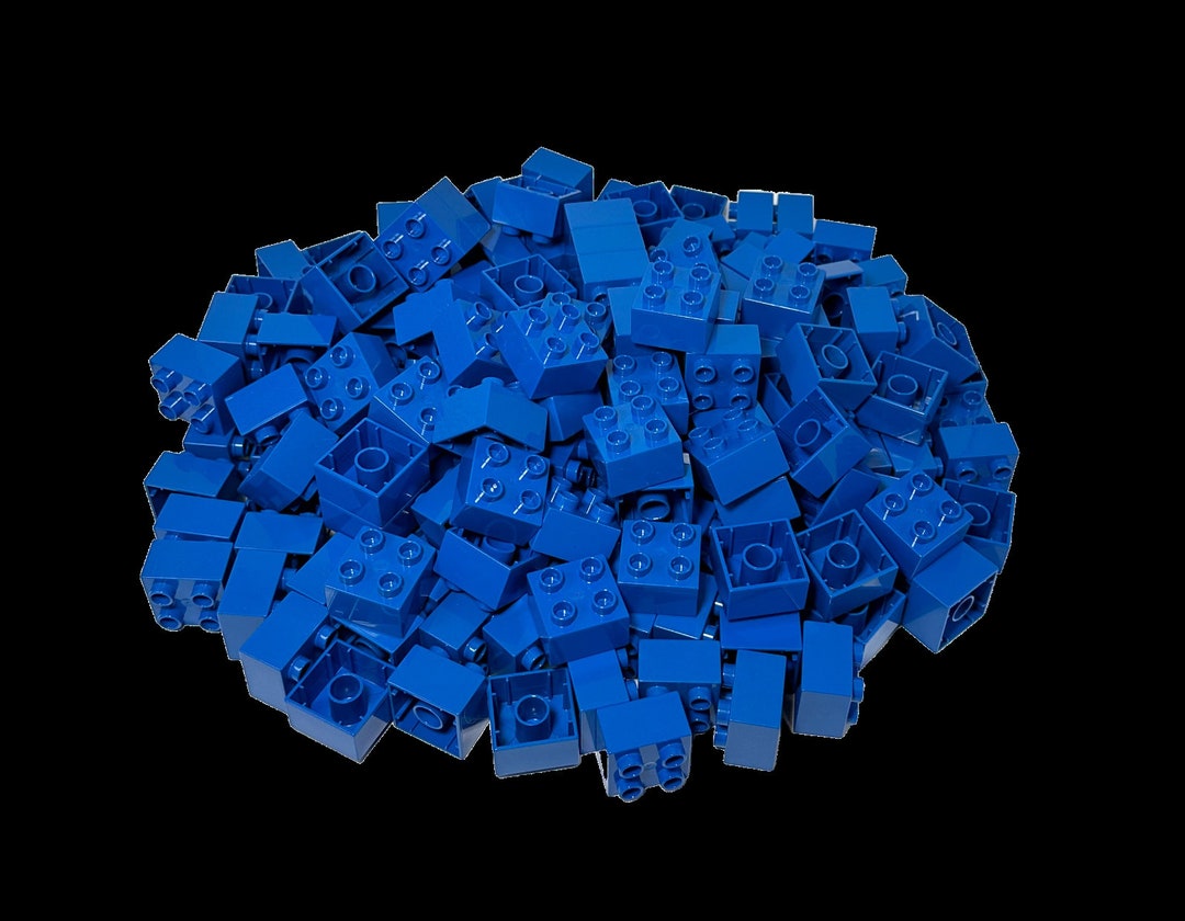 LEGO DUPLO 2x2 Bricks Building Blocks Basic Blue 3437 NEW - Etsy