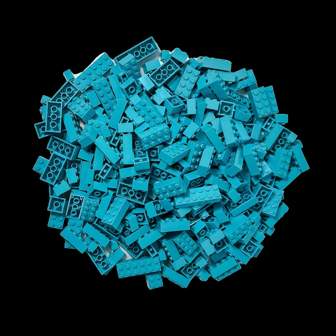 LEGO Bricks High Bricks Azure Blue NEW Quantity 1000x - Etsy