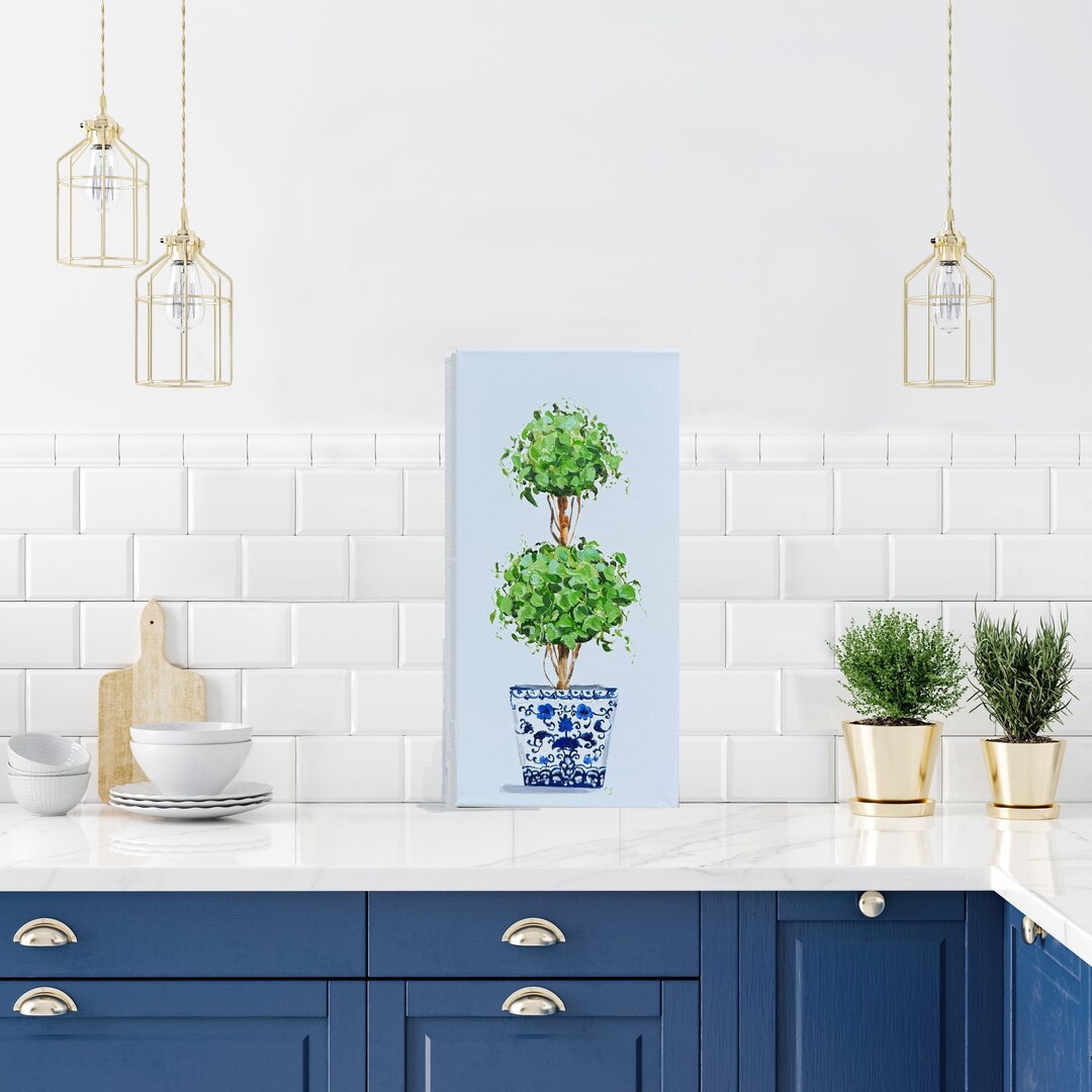 Botanical Wall Art Topiary Decor, Preppy Home Decor Ivy Topiary Wall ...