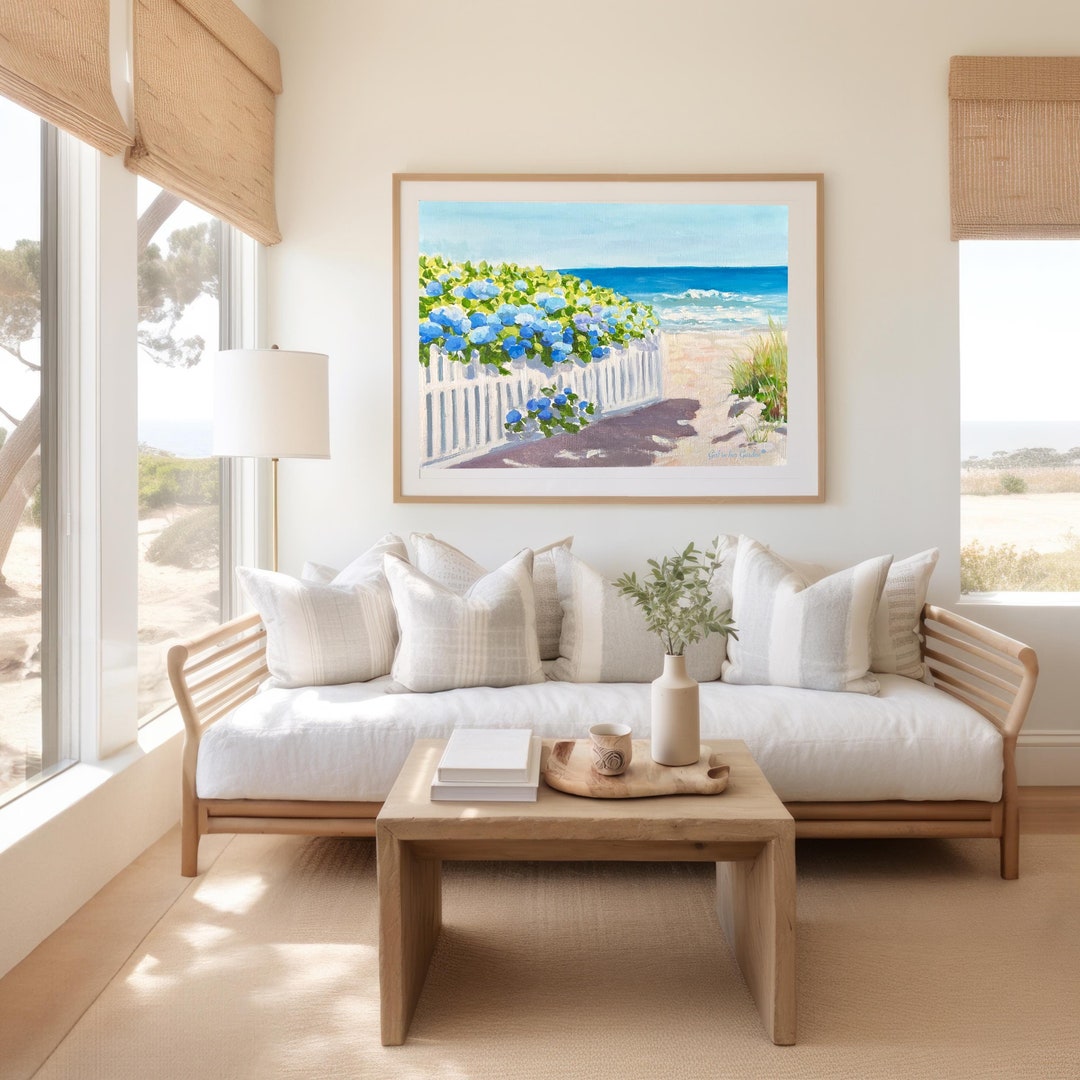 PRINT on Canvas or Paper, FINE ART Print, Beach Art Print, Beach Decor ...