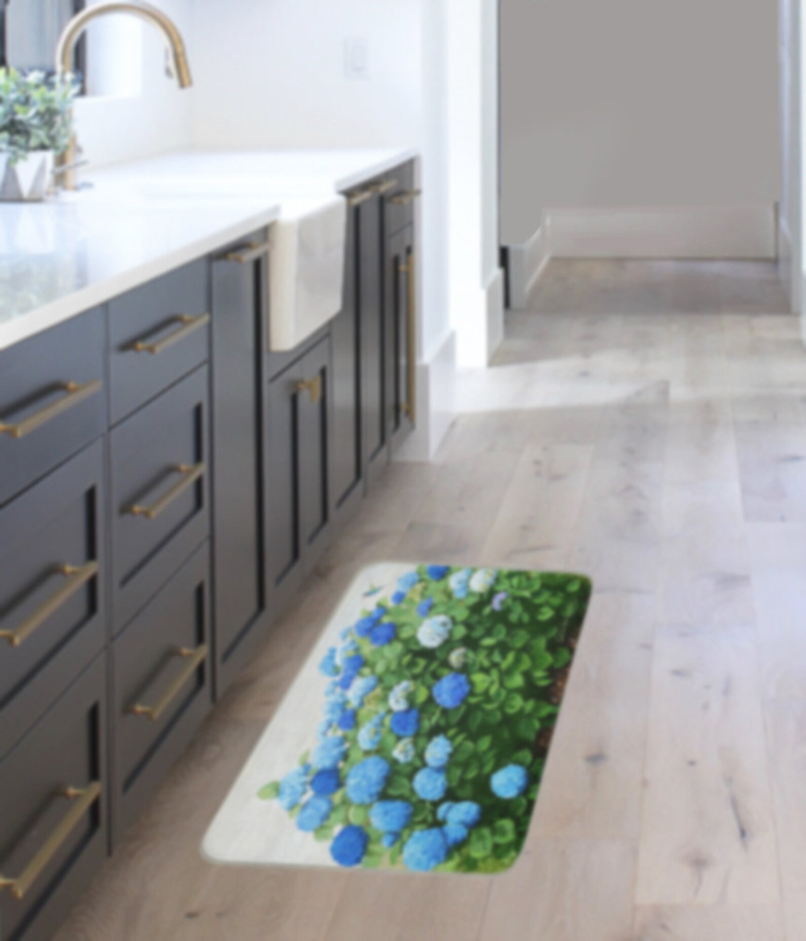 Kitchen Mat, Floormat, Memory Foam Kitchen or Bath Mat, Anti Fatigue ...