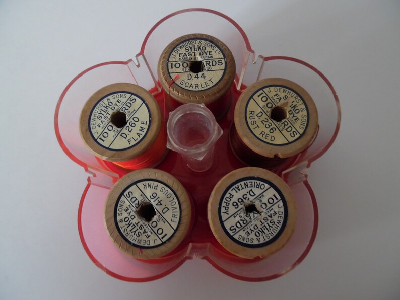 Sewing Caddy. Red Plastic Storage Caddy. Vintage Caddy With | Etsy