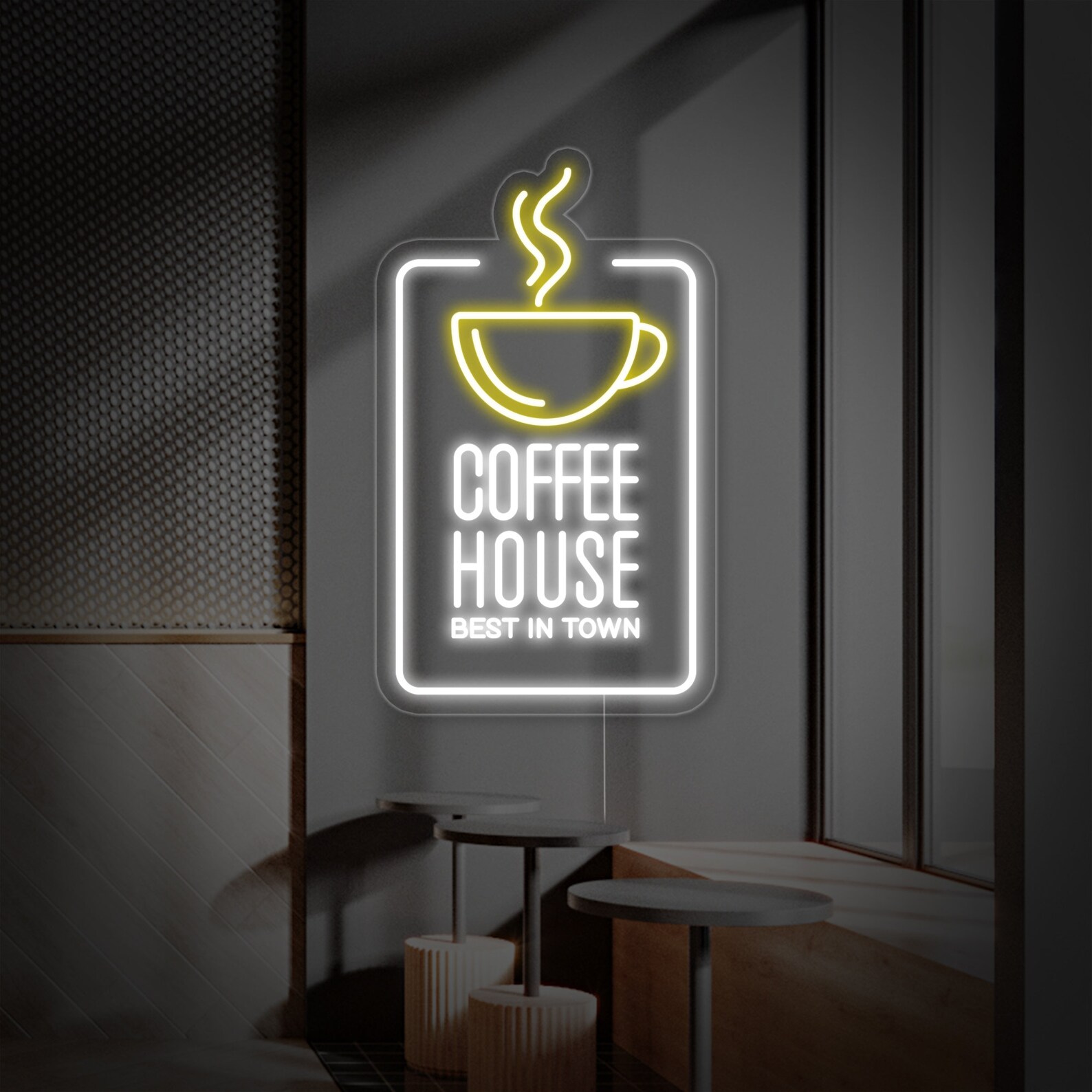 Coffee House Neon Signcoffee Time Neon Sign Cafe Neon Sign - Etsy