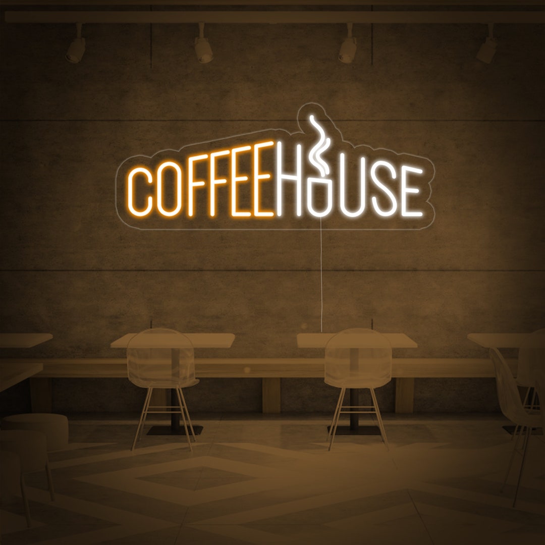 Coffee House Neon Sign,coffee Time Neon Sign, Cafe Neon Sign, Coffee ...