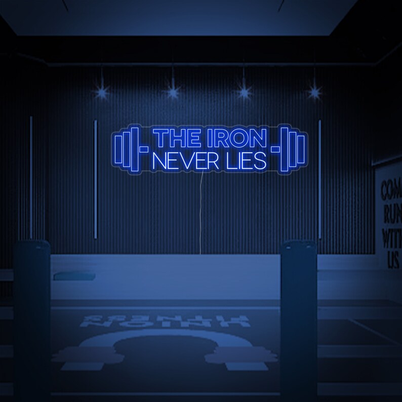 Sports Run Neon Sign Gym Fitness Workout Decor Neon Sign | Etsy