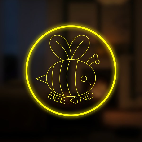 Bee Kind Neon Sign - Etsy
