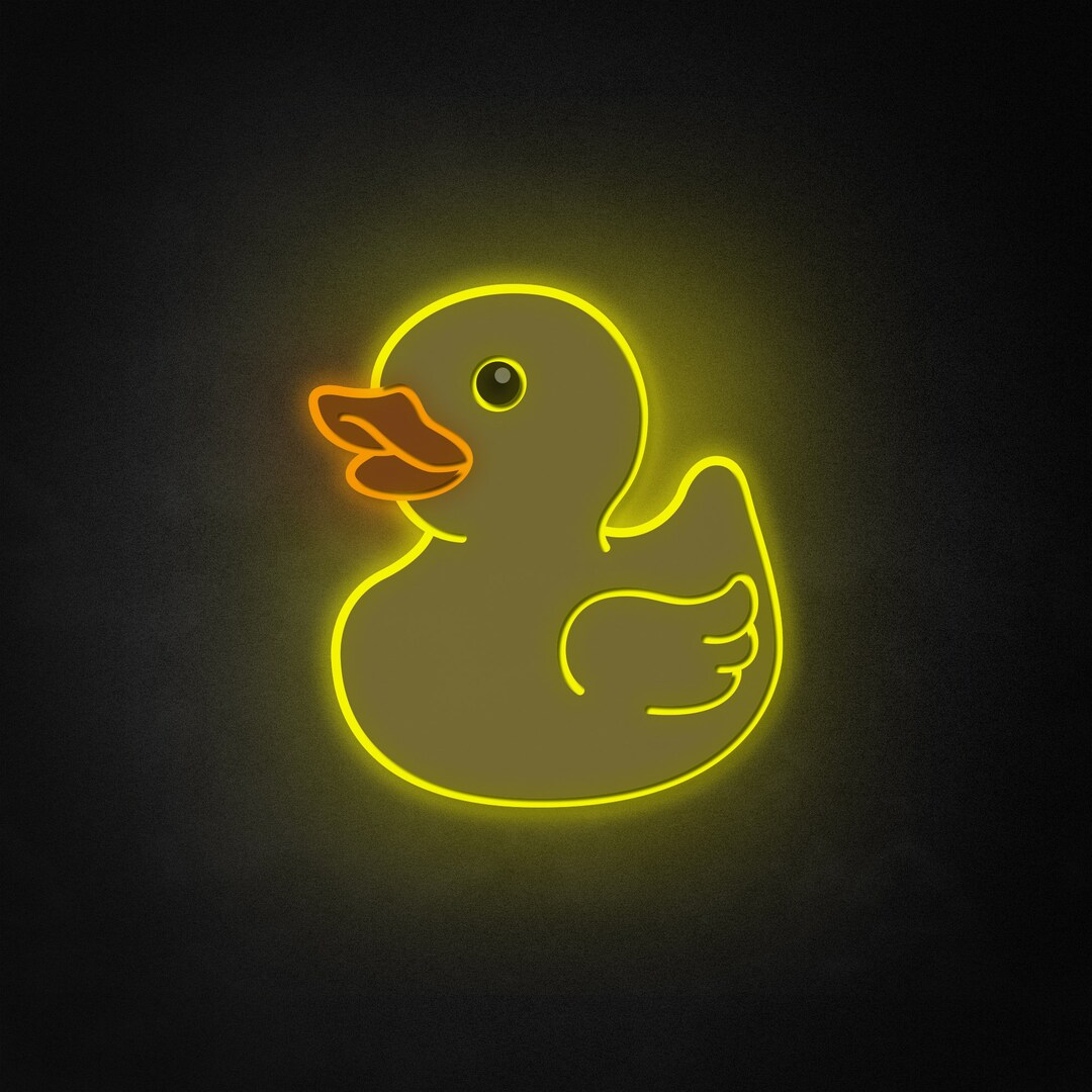 Cute Rubber Duck Neon-like Light Sign,realtor Gift,personalized Gifts ...