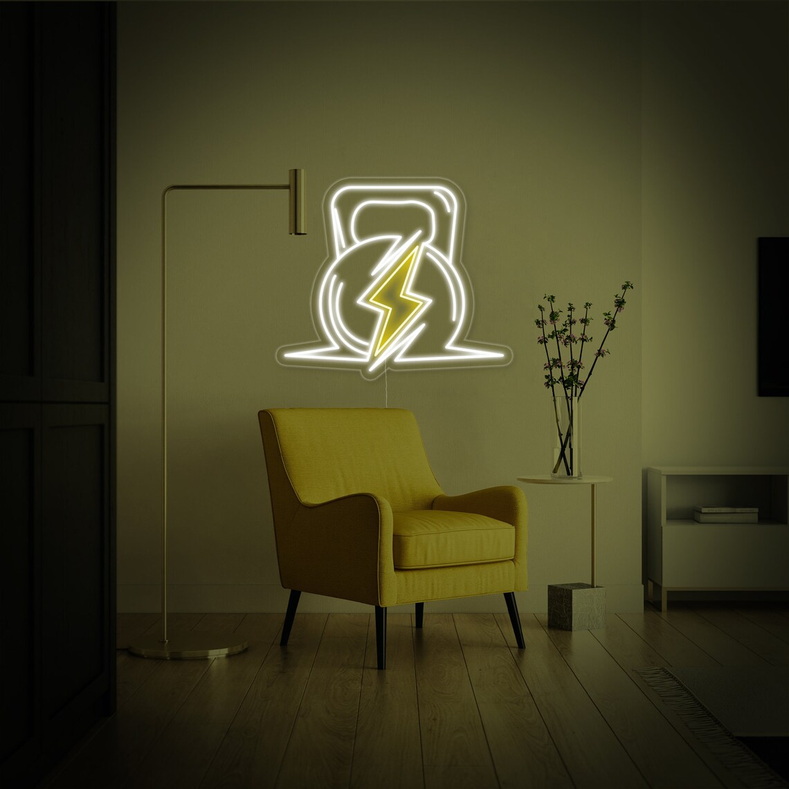 Gym Mode on Fitness Neon Sign Gym Fitness Workout Decor | Etsy