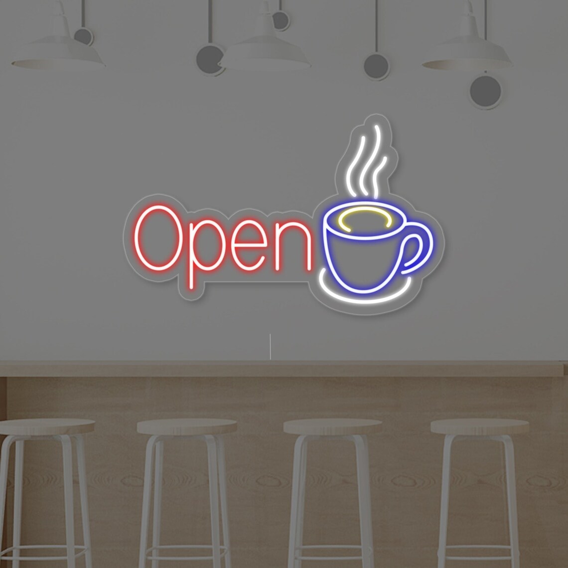 Custom Coffee Bar Neon Sign Cafe Neon Sign Coffee Led Sign - Etsy