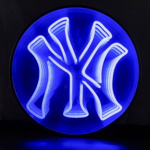 New York Yankees Infinity LED Neon, 3D Neon Sign, 3D LED Sign, Yankees ...